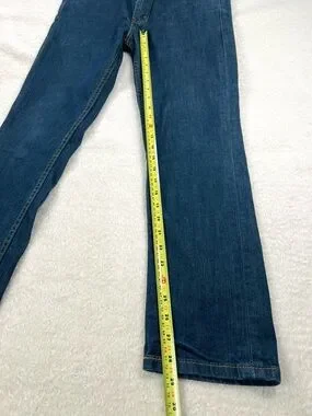 Levi's | Jeans | Levis 51 Mens Slim Leg Dark Blue Denim Jeans 343 ...